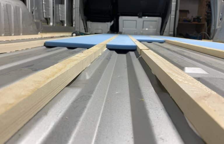 Stappenplan vloer bouwen in camper - Vrolijk op Reis.nl